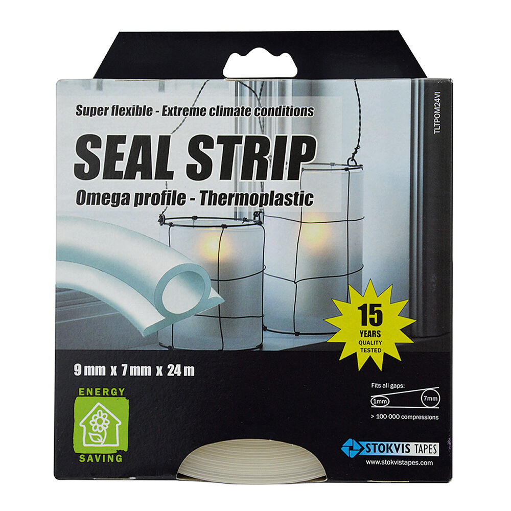 Tiivistenauha 24 m omega-profiili kirkas | STARK verkkokauppa