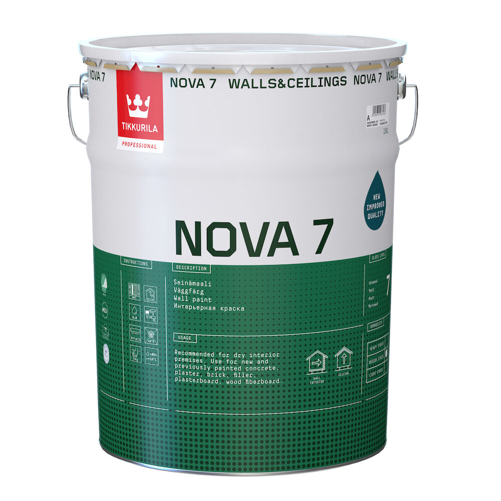 Sisämaali Nova 7 18 l F497 paperi | STARK verkkokauppa