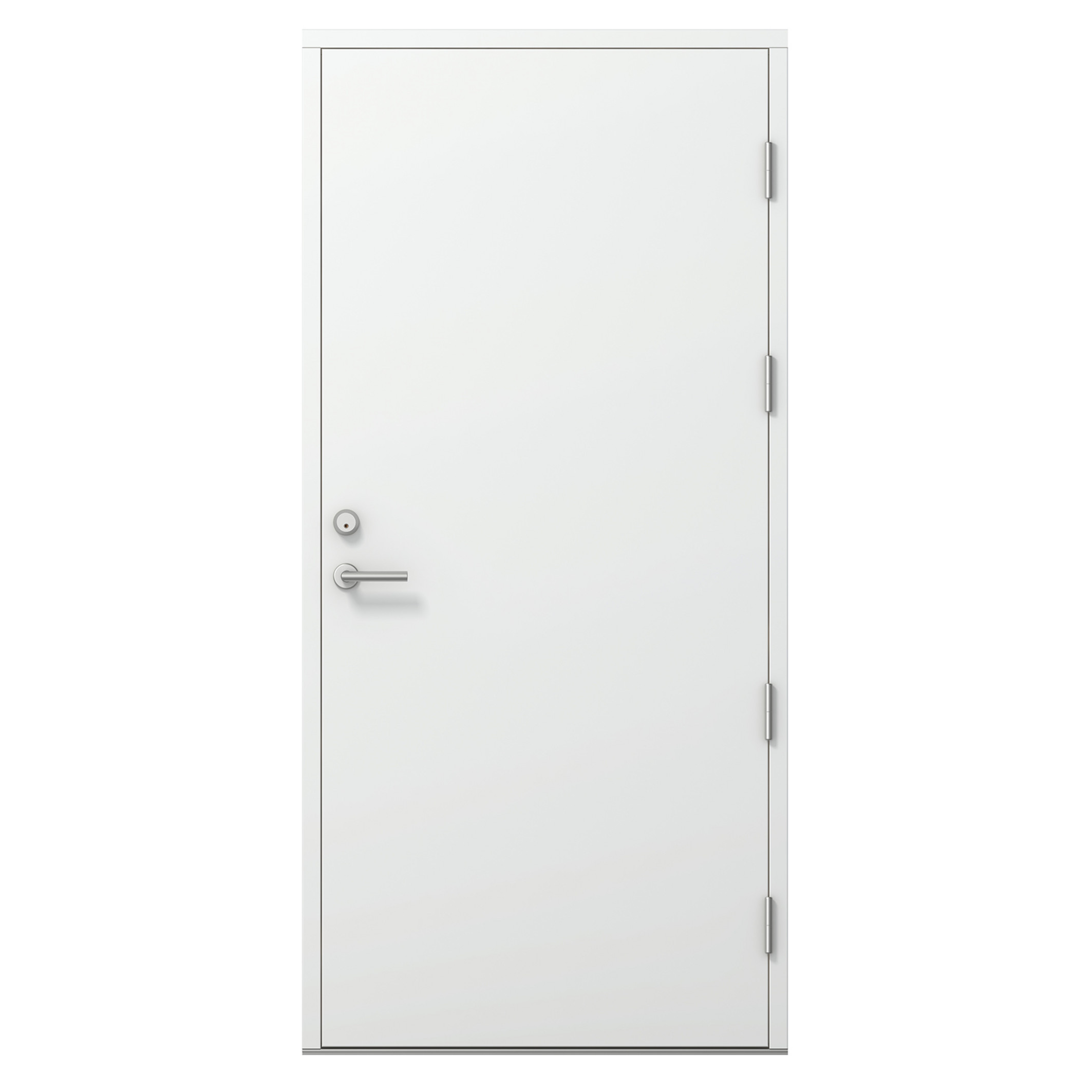 Ulko-ovi Kaski Olos 9x21 oikea 170 mm valkoinen | STARK verkkokauppa