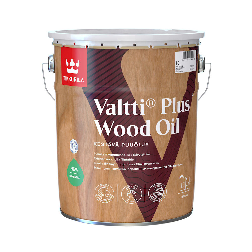 Valtti Plus Wood Oil EC 3,6 l | STARK verkkokauppa