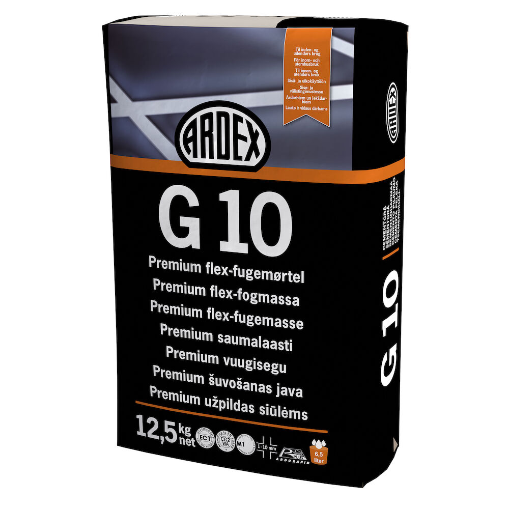 Saumalaasti Ardex G10 antrasiitti 12,5 kg | STARK verkkokauppa