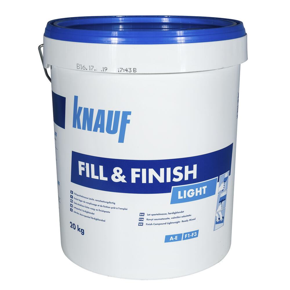 Valmistasoite Knauf Fill & Finish Light 20 kg 18L | STARK verkkokauppa