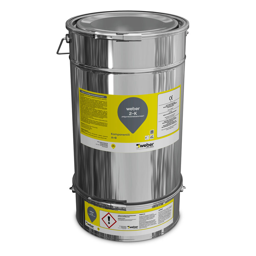 Polyuretaanielastomeeri weber 2-K 10kg RAL 7035 | STARK verkkokauppa