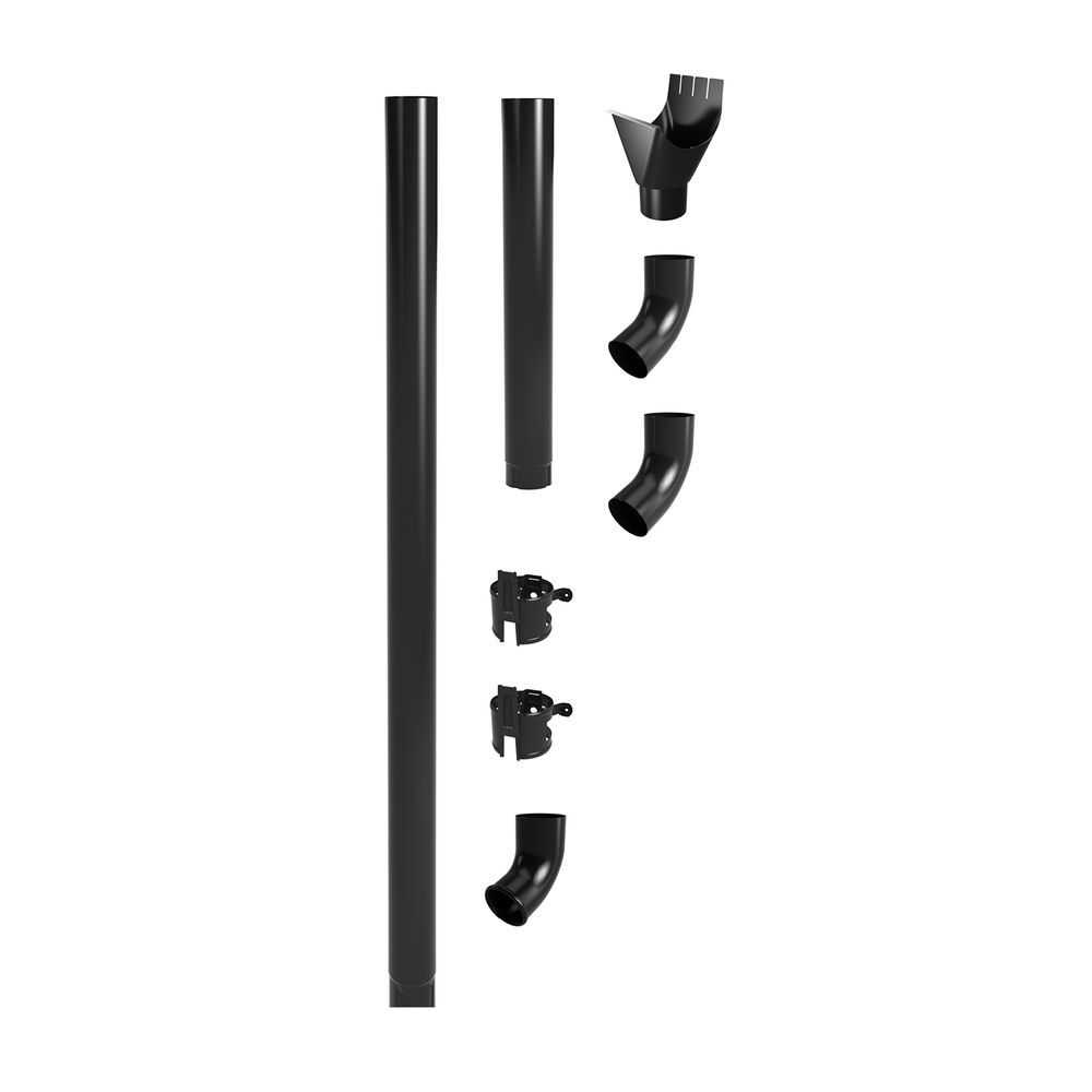 Alastulopaketti Ruukki 100mm RR33 musta | STARK verkkokauppa