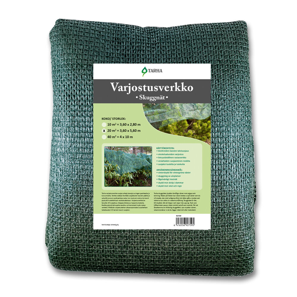 Varjostusverkko Tarha 20m² | STARK verkkokauppa