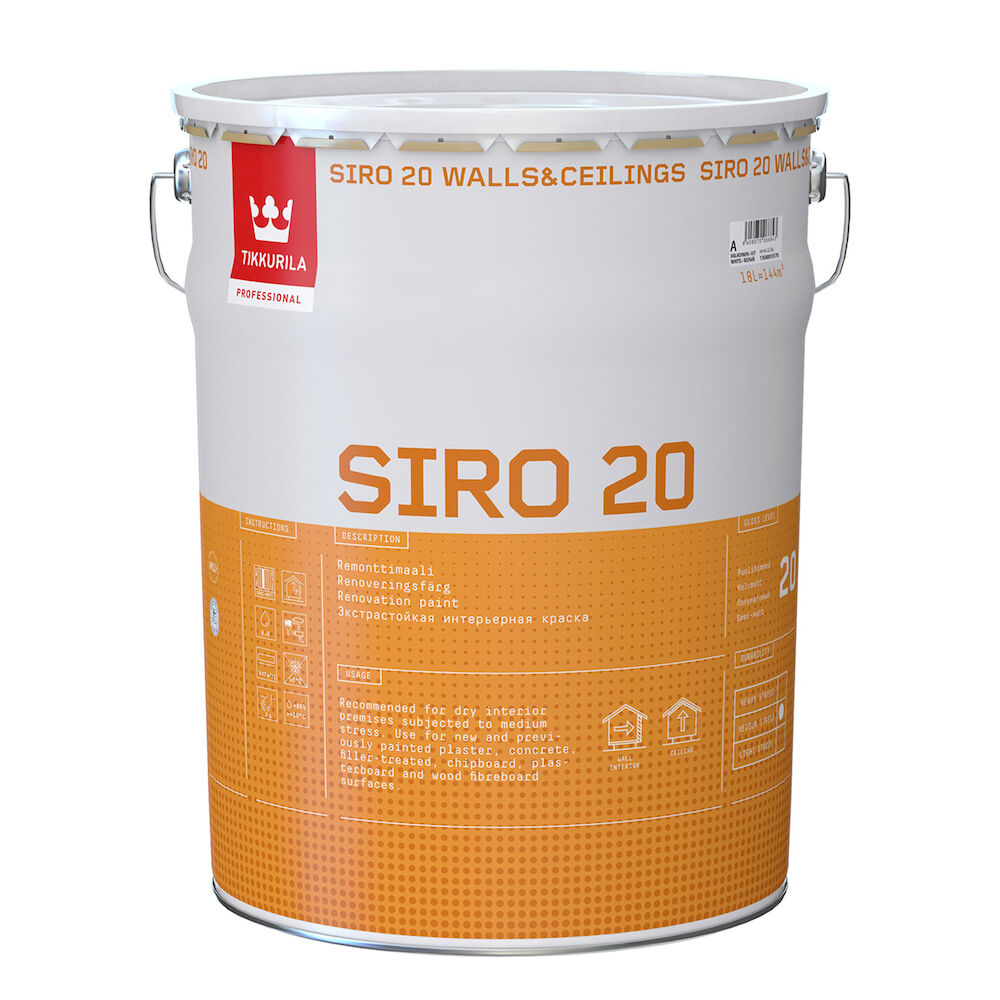 Remonttimaali Siro 20 18 l A valkoinen | STARK verkkokauppa