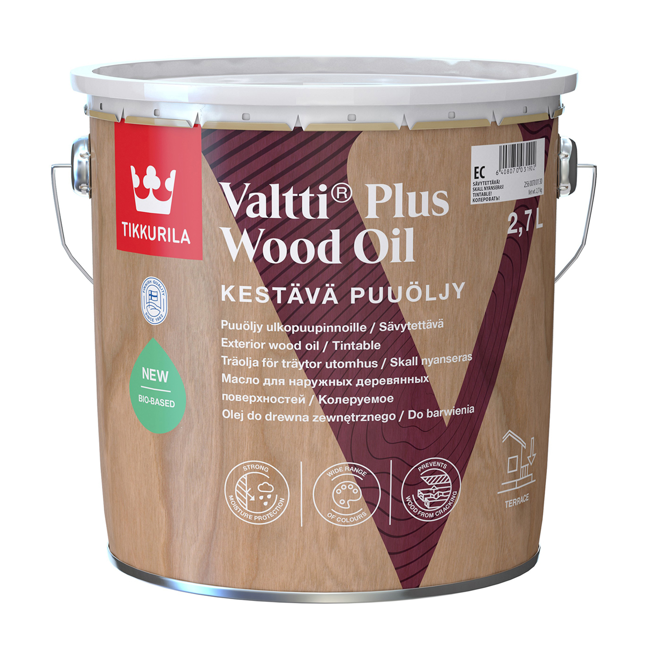 Puuöljy Valtti Akva 2,7 l väritön | STARK verkkokauppa