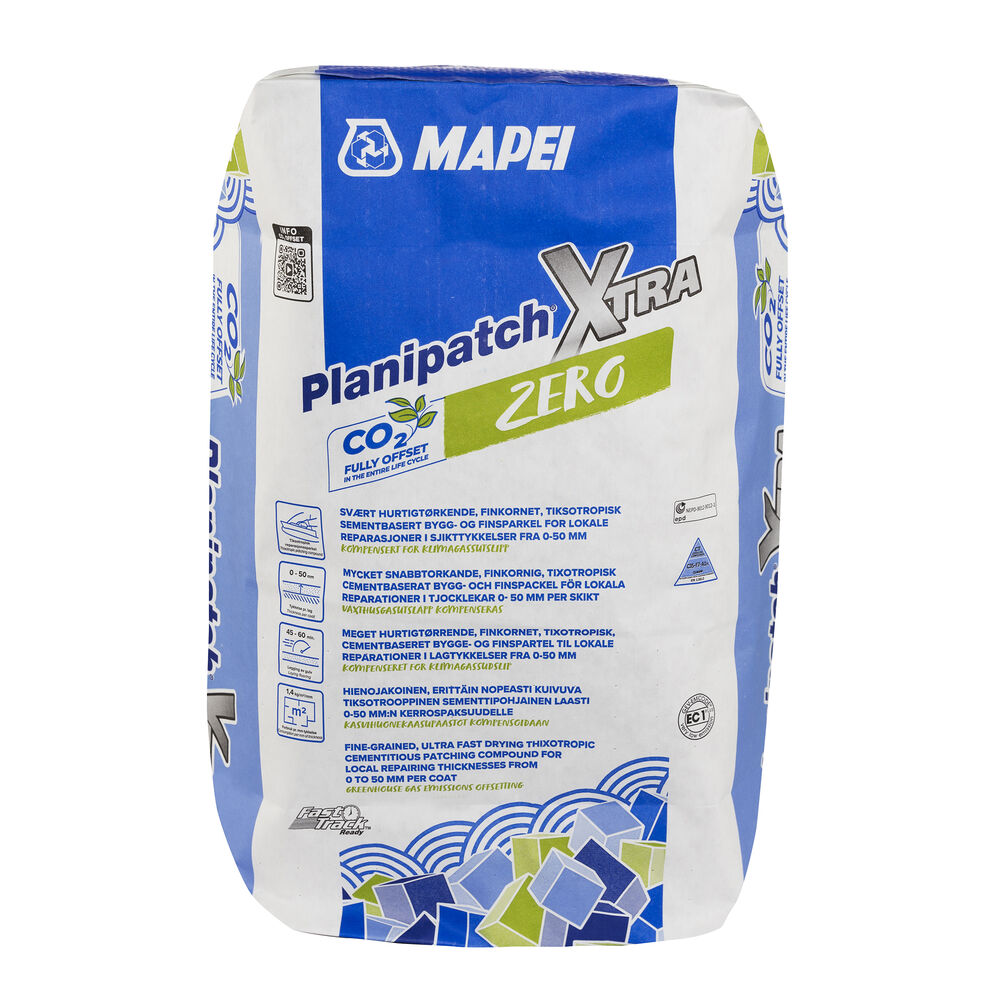 Lattia-Seinätasoite Planipatchxtra Zero bag 15kg | STARK verkkokauppa