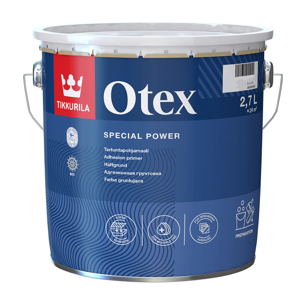 Tartuntapohjamaali Otex 2,7 l C sävytettävä | STARK verkkokauppa